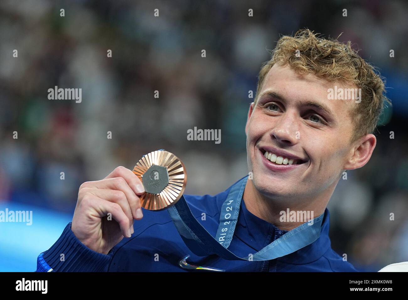 Paris, France. 28th July, 2024. Olympics, Paris 2024, Swimming, Paris La Defense Arena, 400 m ...