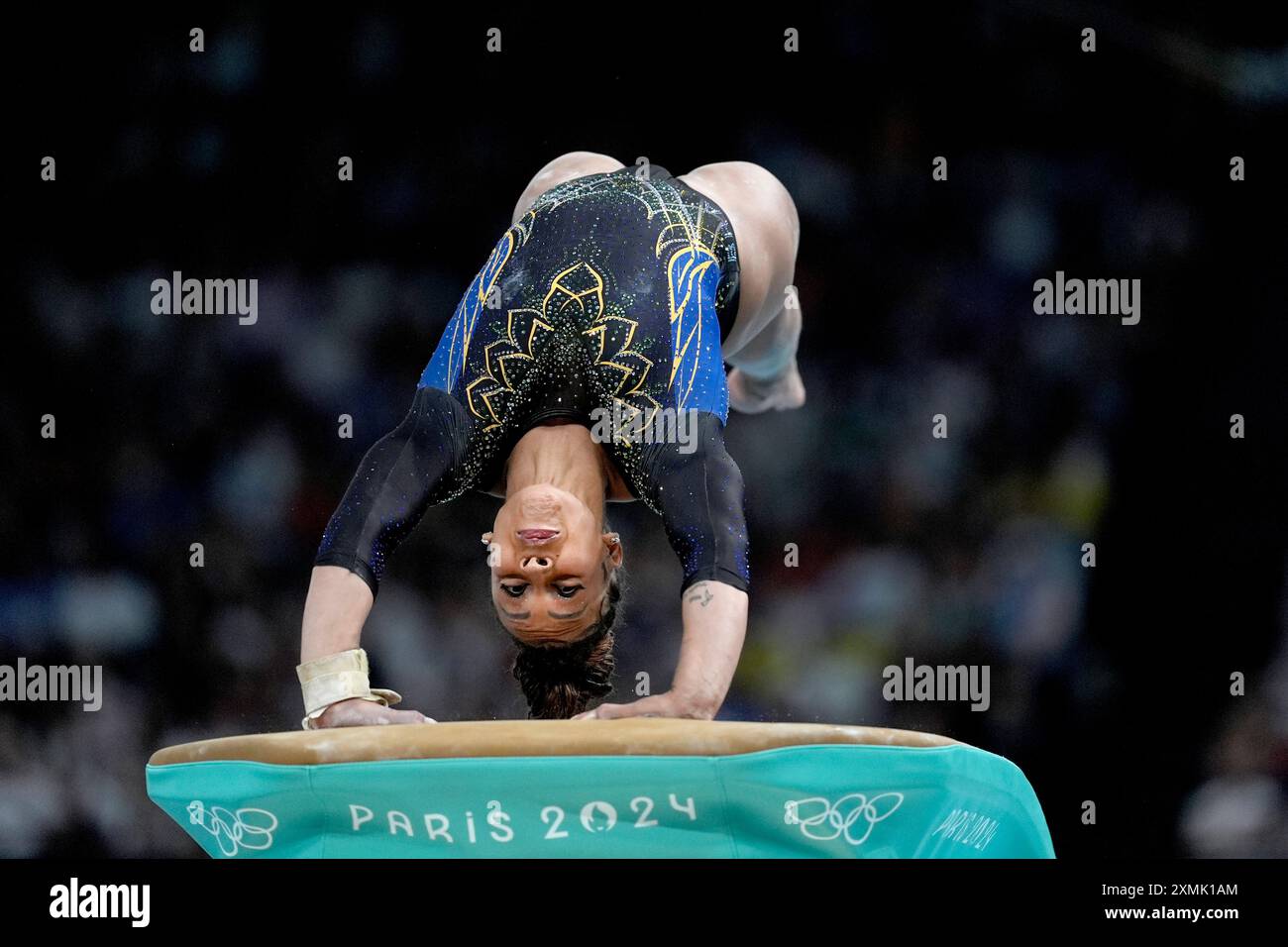 Lorrane Oliveira Of Brazil Competes On The Vault During A Women S