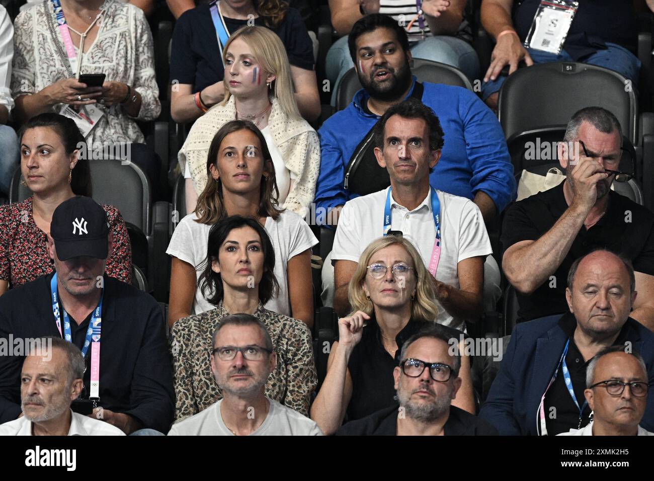 Paris, France. 28th July, 2024. Carrefour CEO Alexandre Bompard with ...