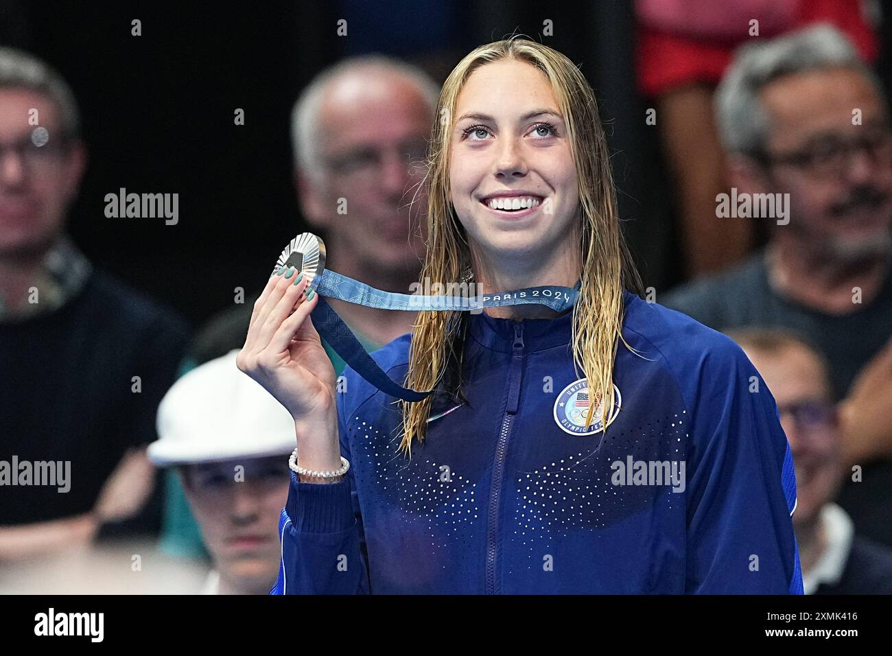 Paris, France. 28th July, 2024. Olympics, Paris 2024, swimming, Paris ...
