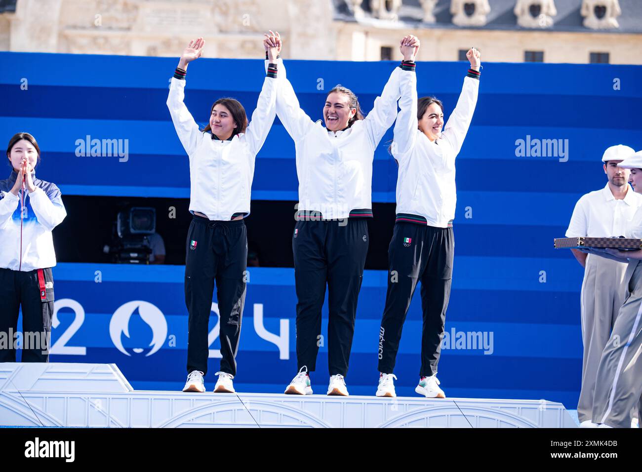 Paris, France. 28th July, 2024. Angela Ruiz, Alejandra Valencia and Ana ...