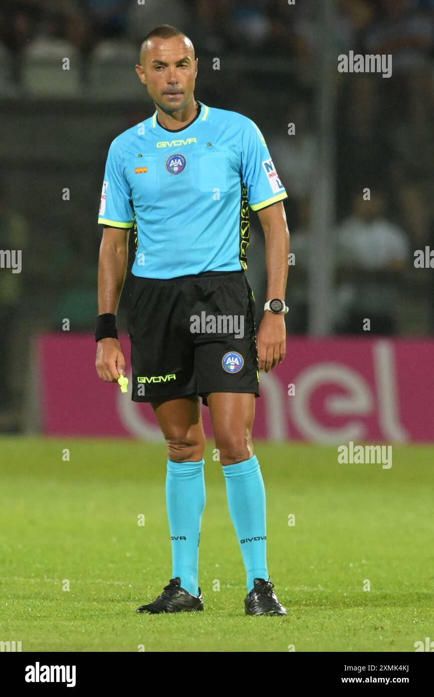 Marco Guida the referee during the SOCCER - Friendly Match between SSC ...