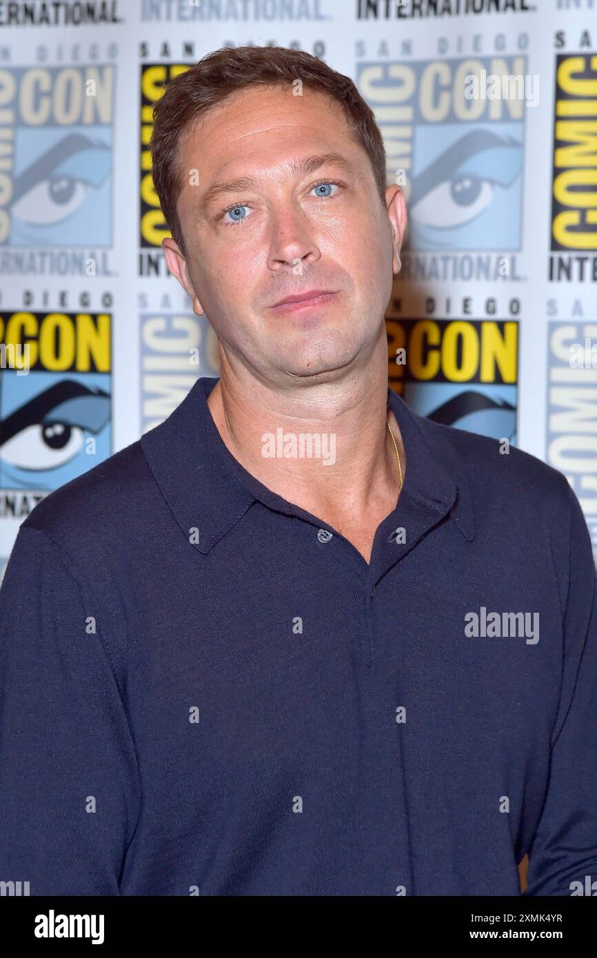 Ebon Moss-Bachrach beim Photocall zum Kinofilm 'The Fantastic Four ...