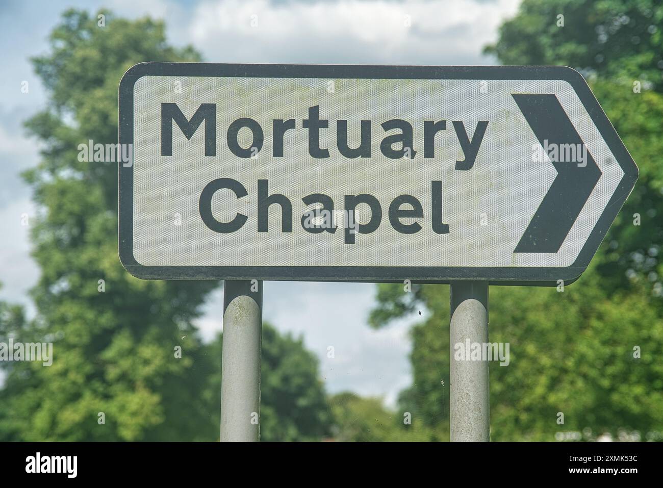 Army Road Signs ( Mortuary / Chapel Stock Photo - Alamy