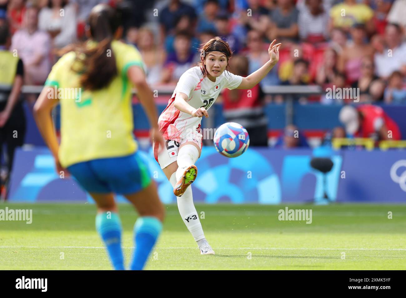 Paris, France. 28th July, 2024. Miyabi Moriya (JPN) Football/Soccer : Women's Group C match ...