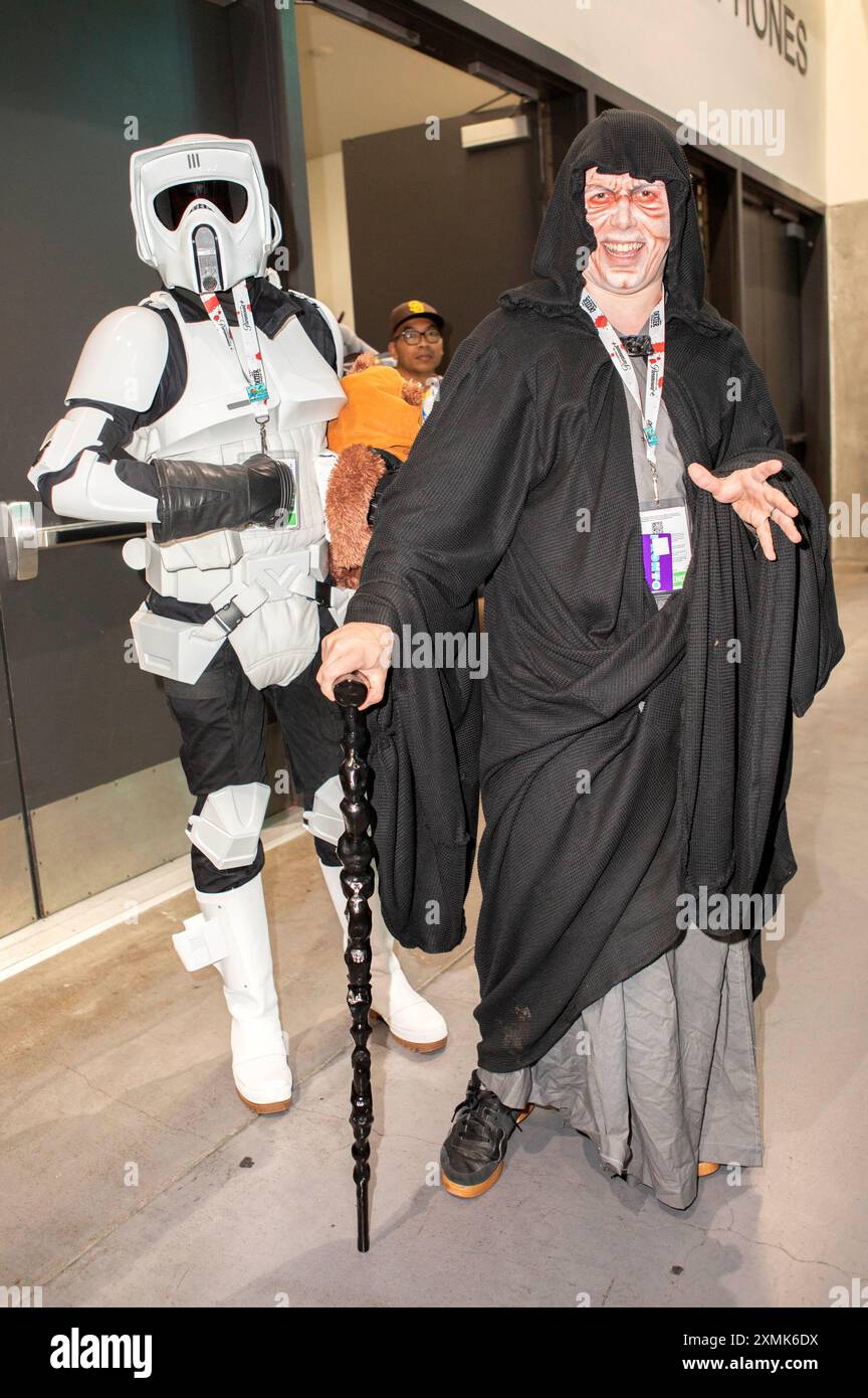 Star Wars Cosplayer auf der San Diego Comic-Con International 2024 im ...