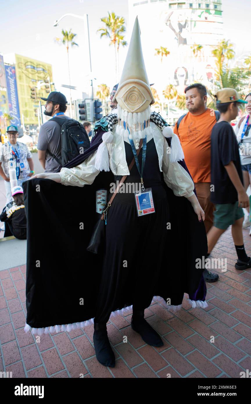 Cosplayer auf der San Diego Comic-Con International 2024 im San Diego ...