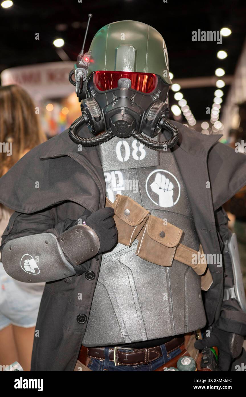 Cosplayer auf der San Diego Comic-Con International 2024 im San Diego ...