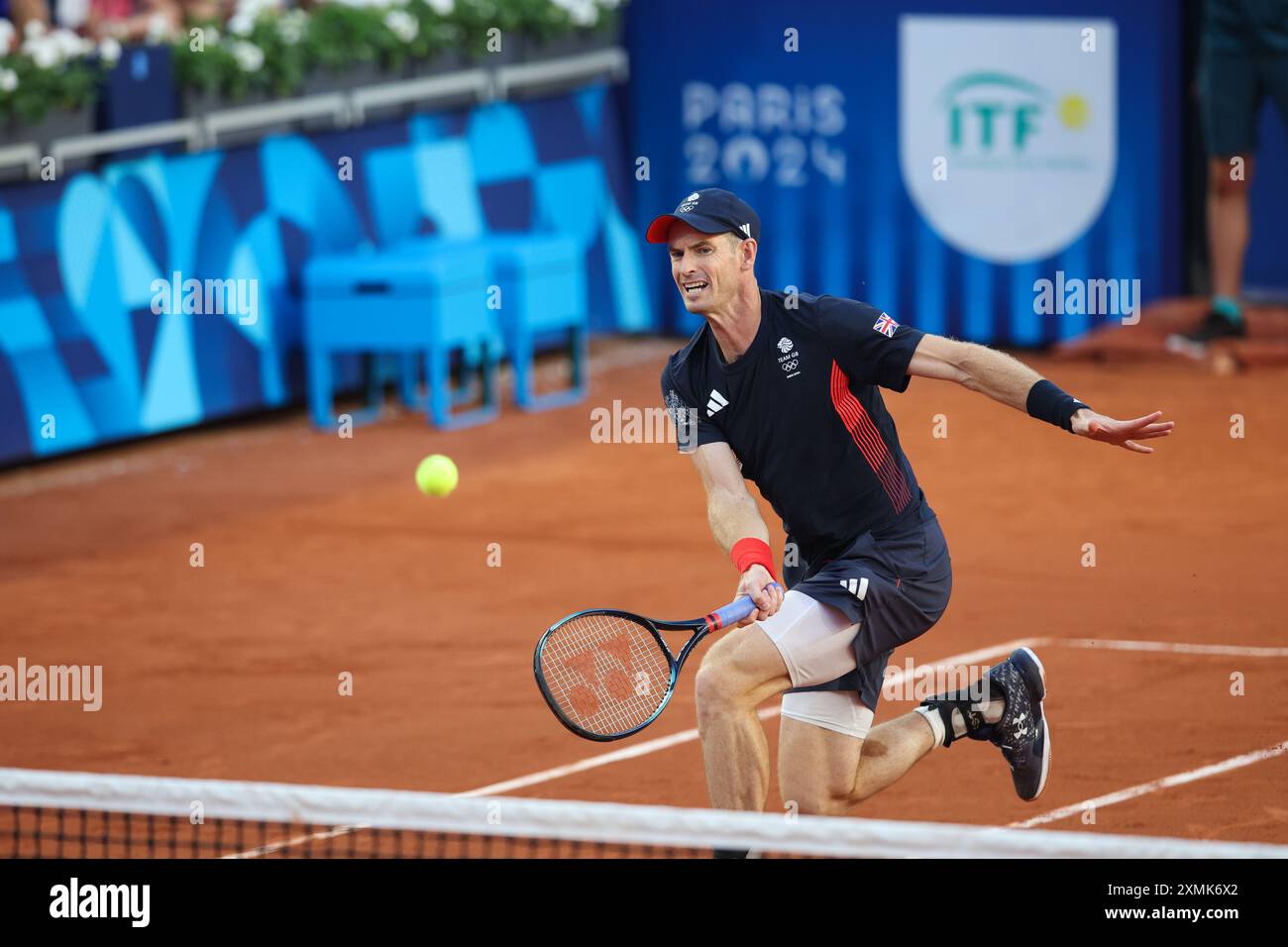 PARIS, FRANCE. 28th July, 2024. Andy Murray of Team Great Britain in ...