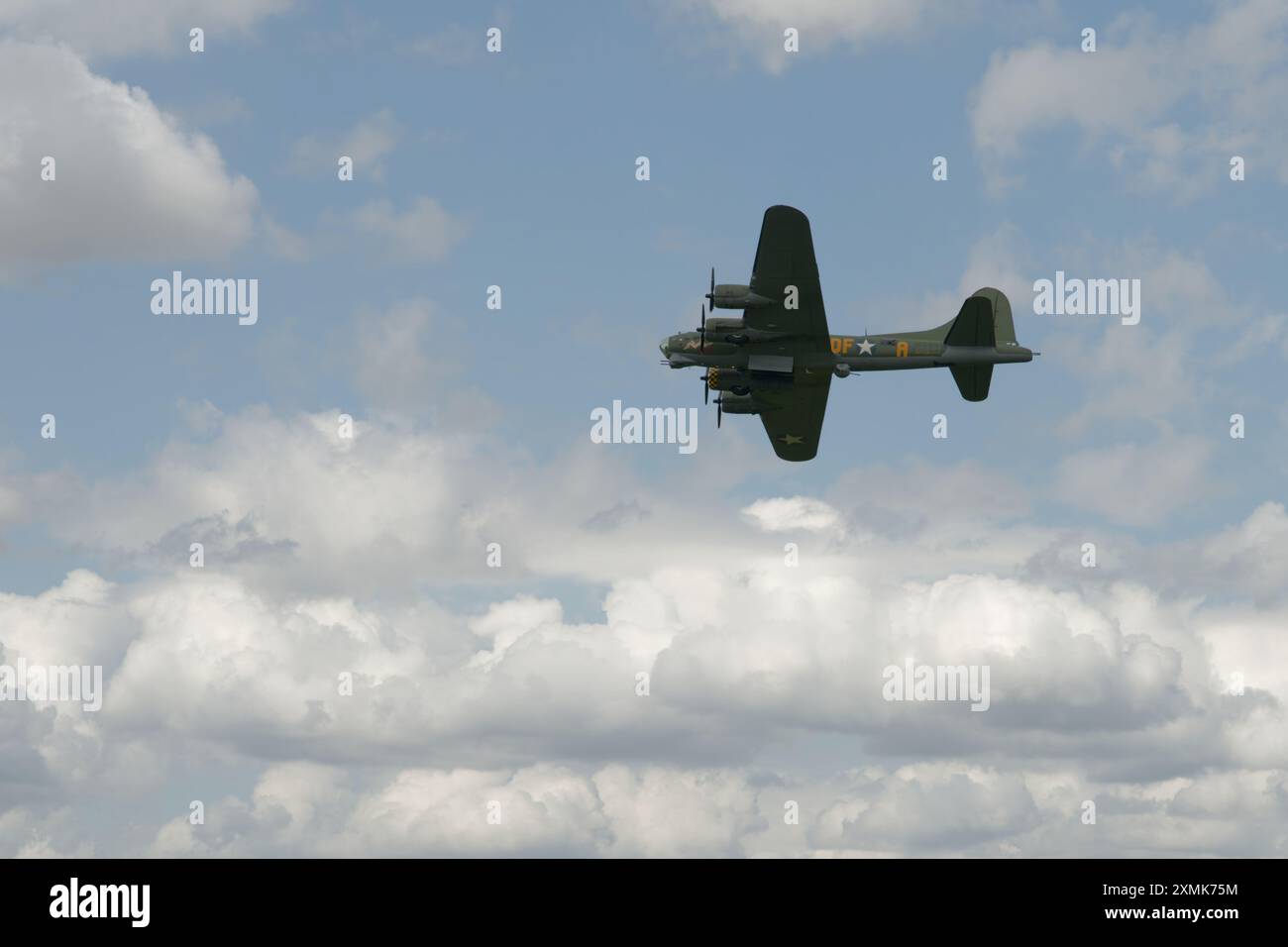 Boeing B-17 Flying Fortress Sally B at Old Buckenham Airshow 2024 Stock ...