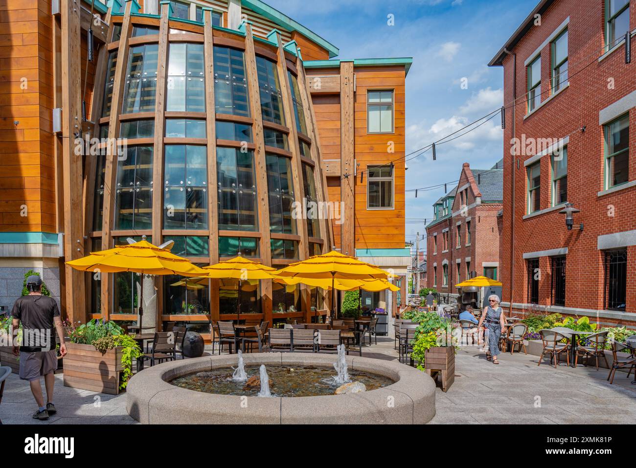 Portsmouth, NH, US-June 26, 2024: Brick Market, a modern mixed used ...