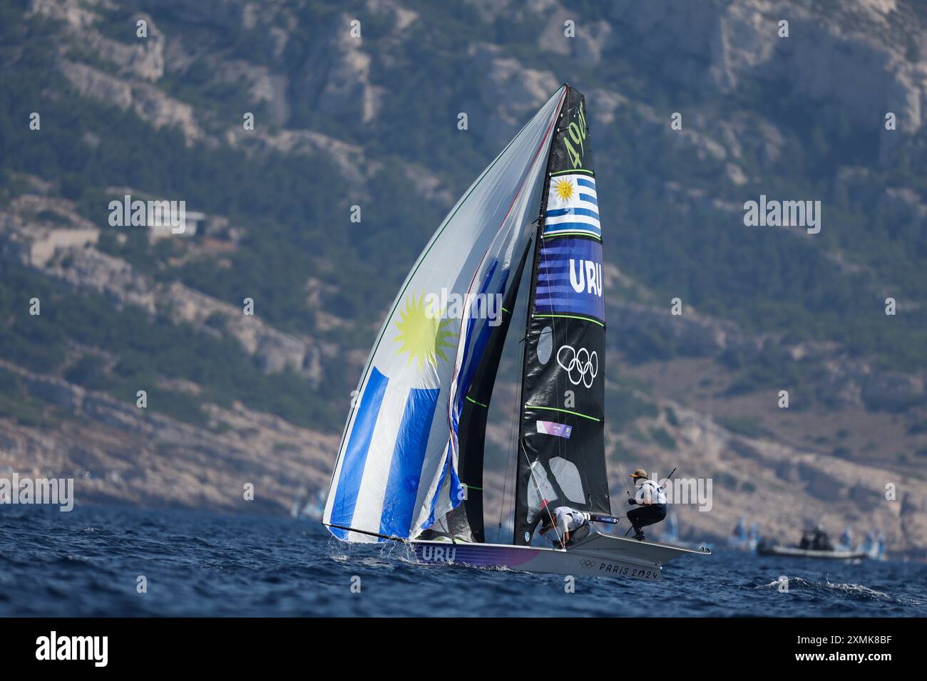 Marseille, France. 28th July, 2024. Hernan Umpierre/Fernando Diz of ...
