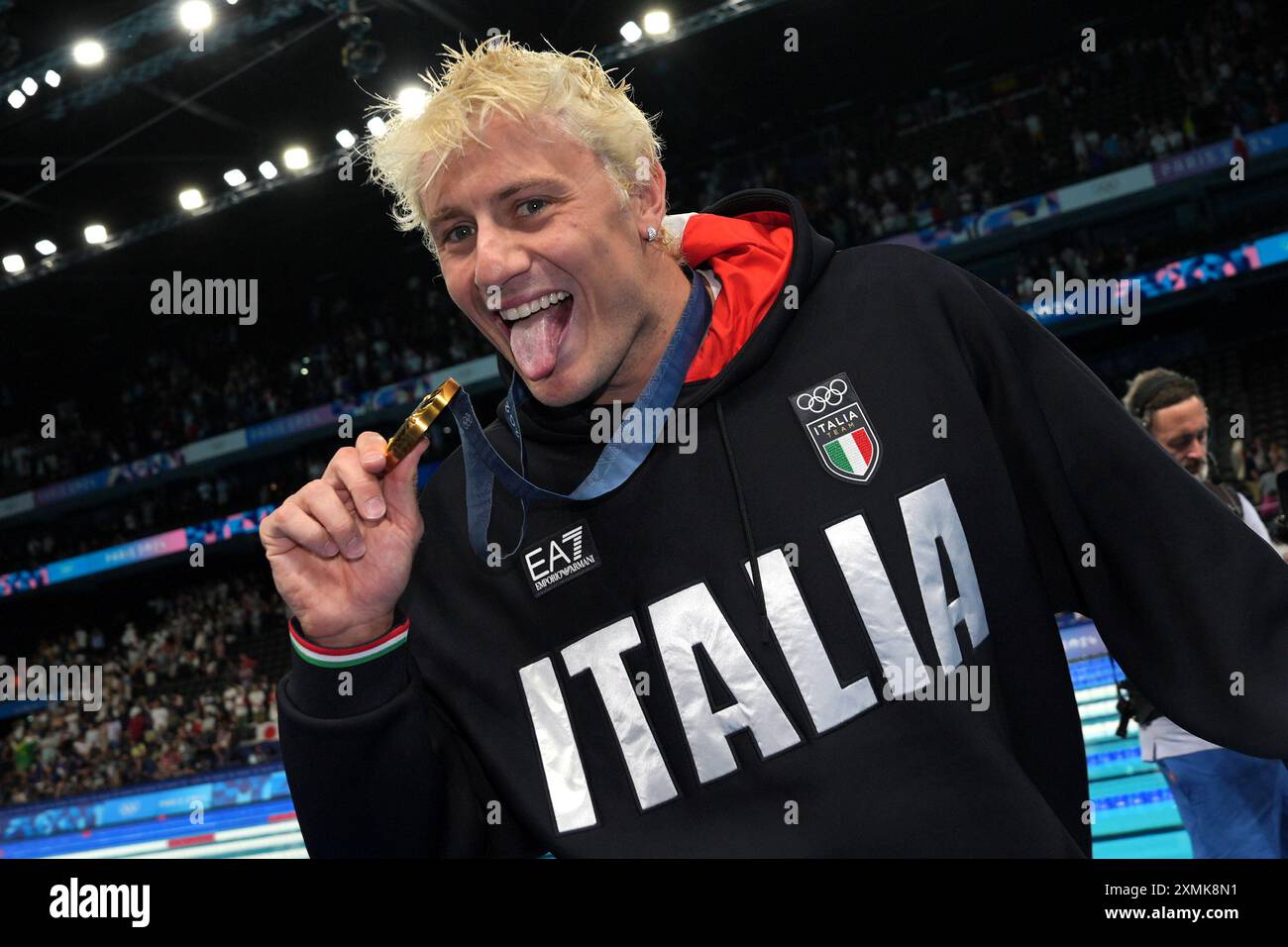Parigi, France. 28th July, 2024. Nicolo Martinenghi, of Italy, gold ...