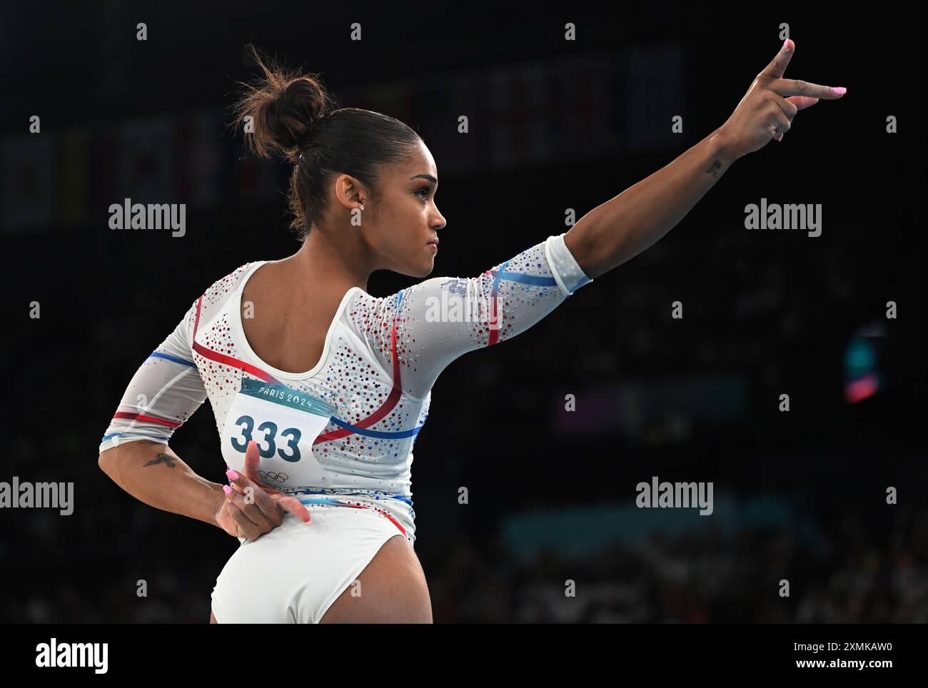 Paris, France. 28th July, 2024. Melanie de Jesus dos Santos of France ...