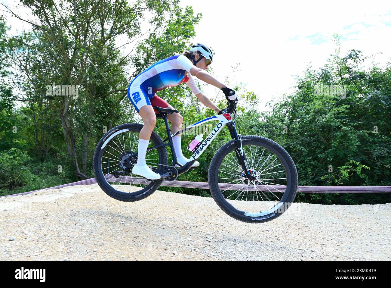 Pauline Ferrand Prevot ( FRA ), Cycling Mountain Bike, Women's Cross-country during the Olympic ...