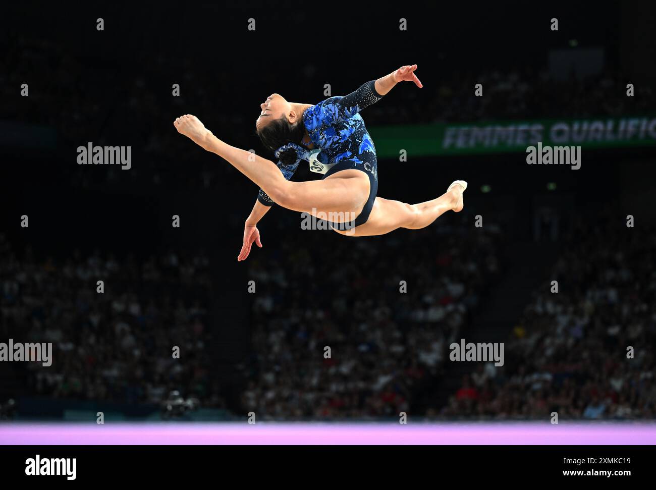 Paris, France. 28th July, 2024. Aurelie Tran of Canada competes during ...
