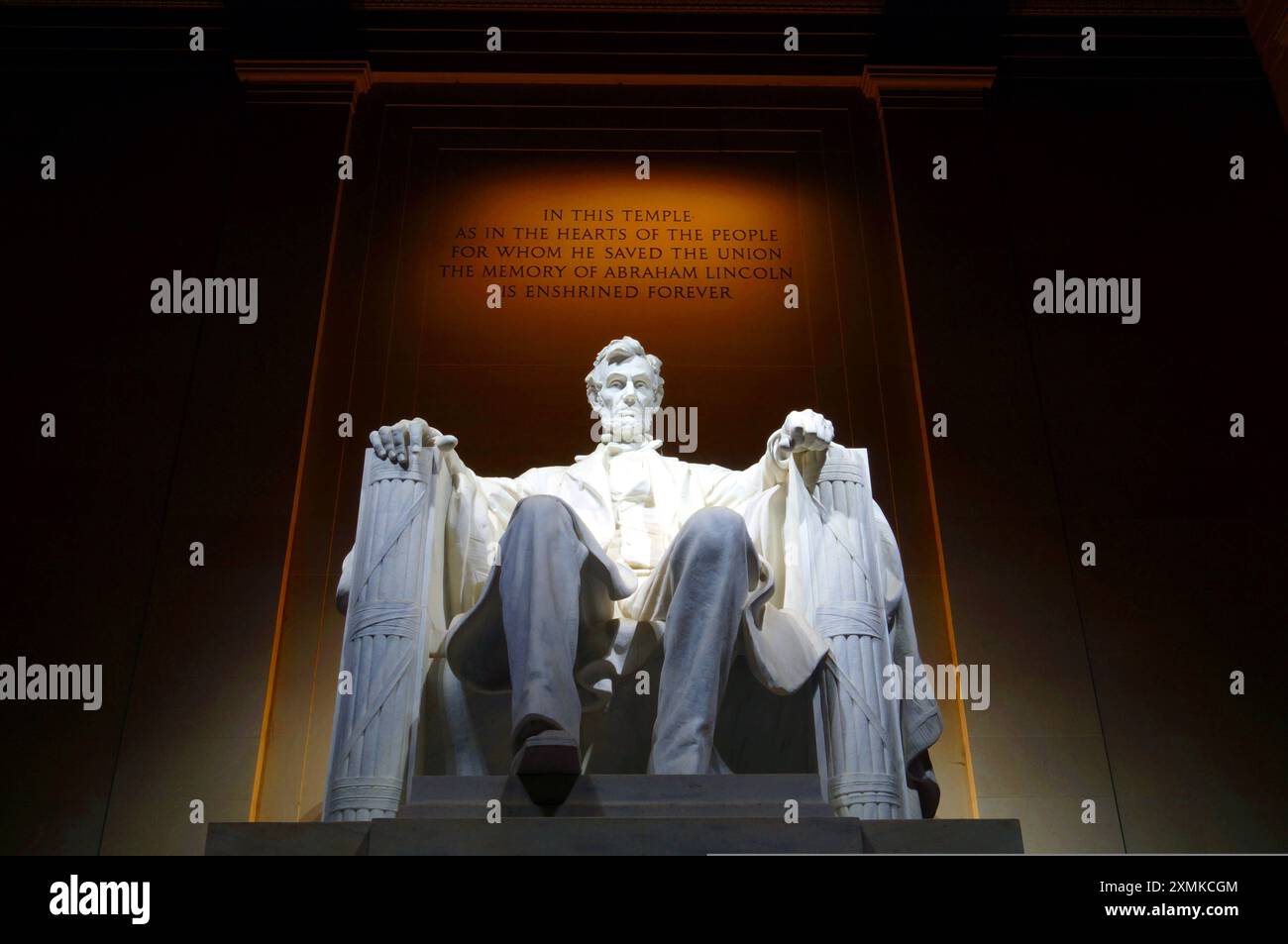 Symbolbild Lincoln Memorial, Washington D.C., Abraham Lincoln, Statue ...
