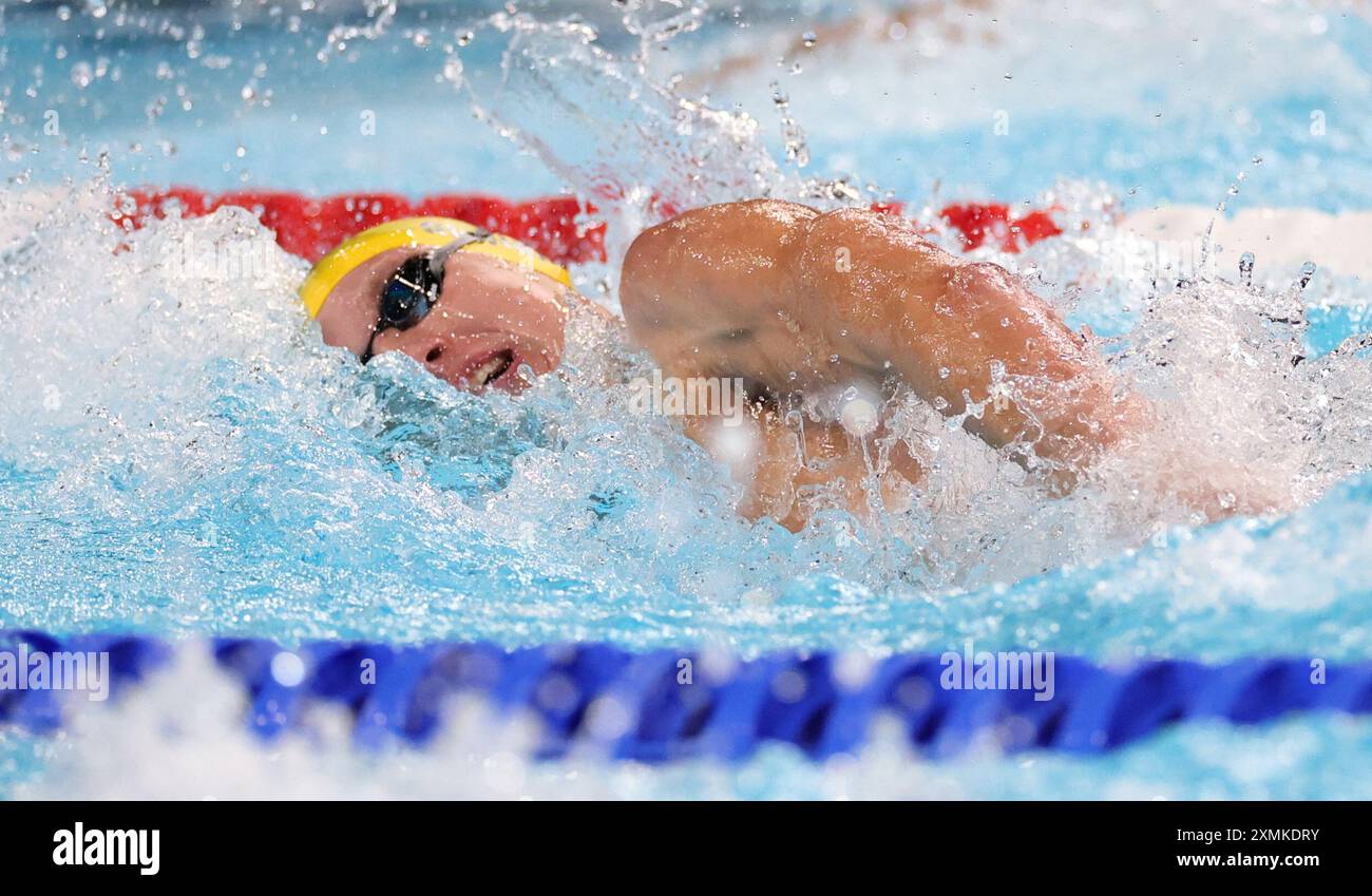 Paris, France. July 28th 2024. Australia's Maximillian Giuliani during ...