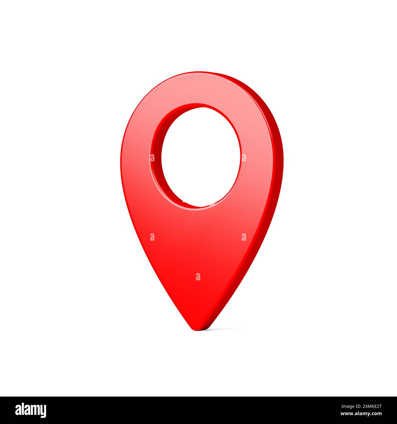 Red location icon hi-res stock photography and images - Alamy