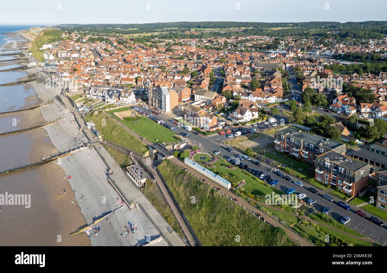 Aerial view of Sheringham beach, Norfolk Stock Photo - Alamy