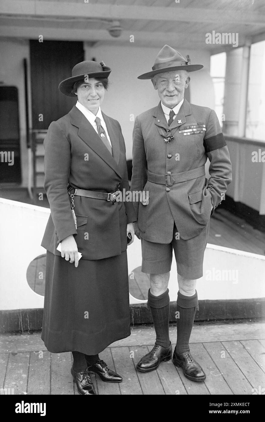 Sir Robert Baden-Powell and his wife Olave Baden-Powell, Sir Robert ...