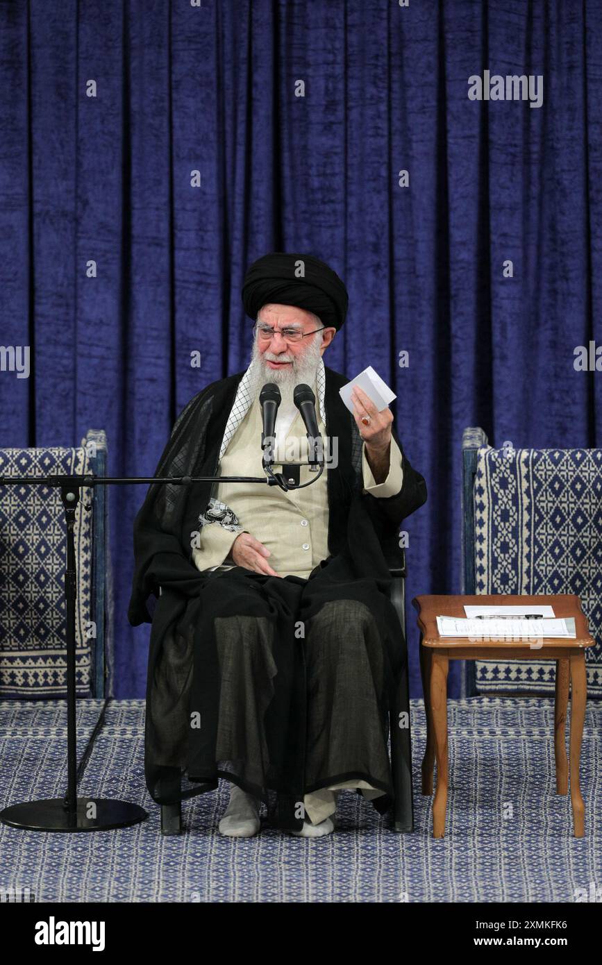July 28, 2024, Tehran, Iran: Iranian Supreme Leader Ayatollah ALI ...