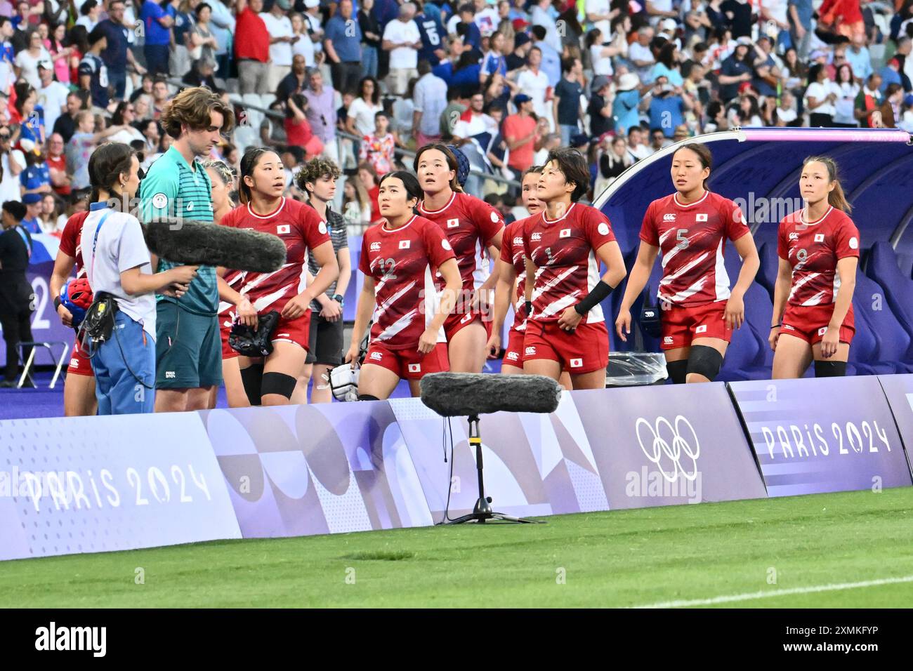 Japan Team (JPG), France vs Japan, Rugby Sevens Women's Pool C at Stade ...