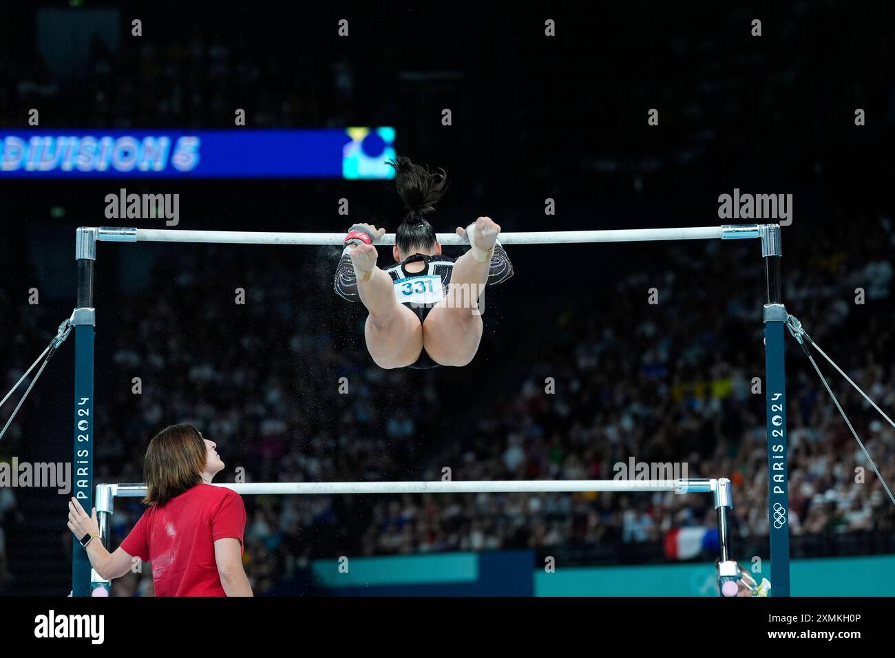 Alba Petisco of Spain performs on Uneven bars during Artistic ...