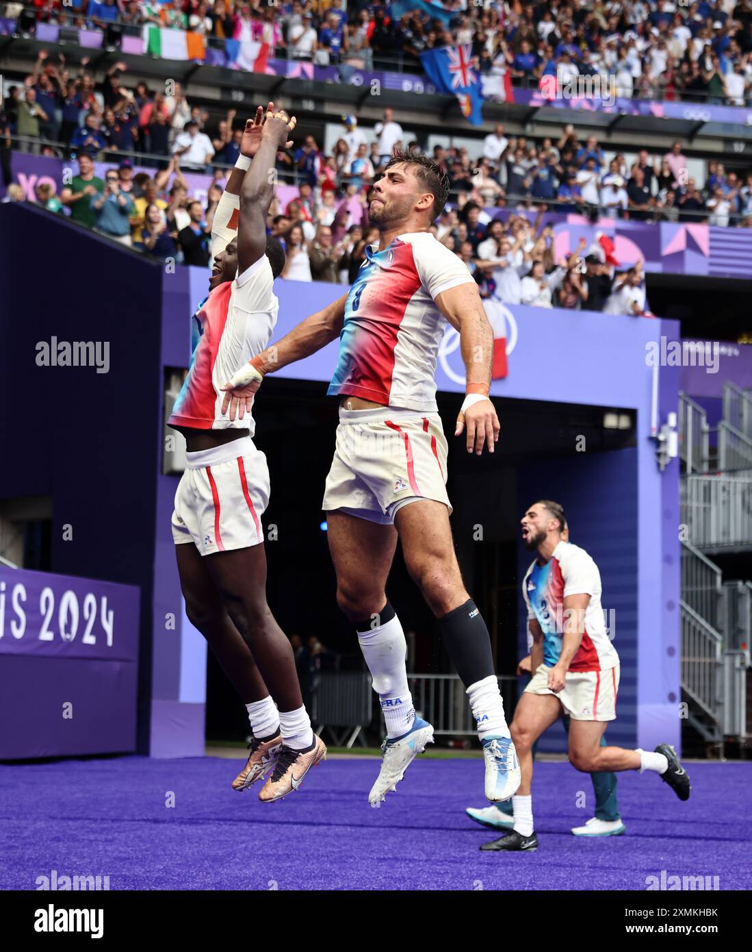 PARIS, FRANCE - JULY 27: Antoine Zeghdar of Team France and Andy Timo ...