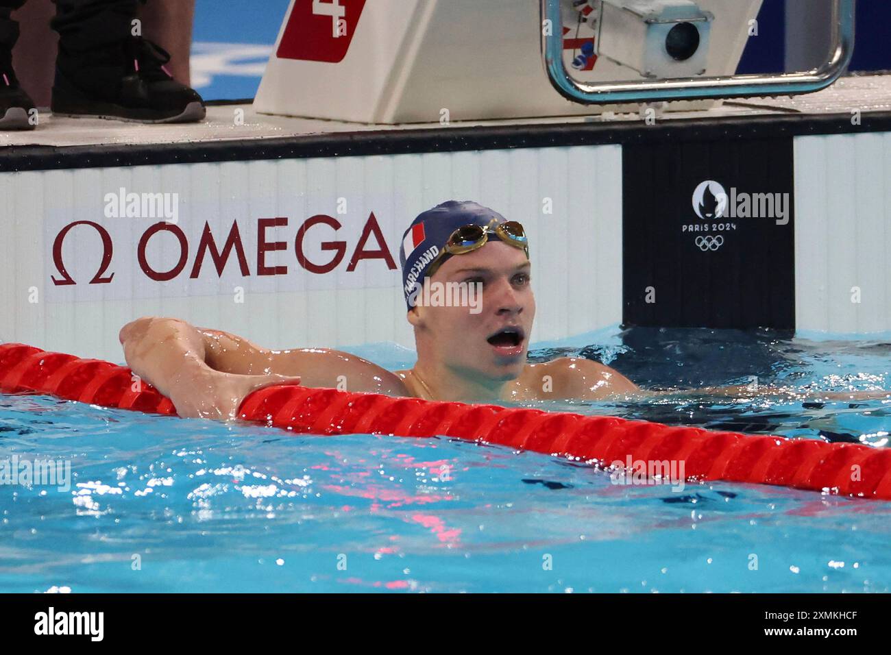 July 28, 2024, Paris, Ile de France, France: Leon Marchand (France) in ...