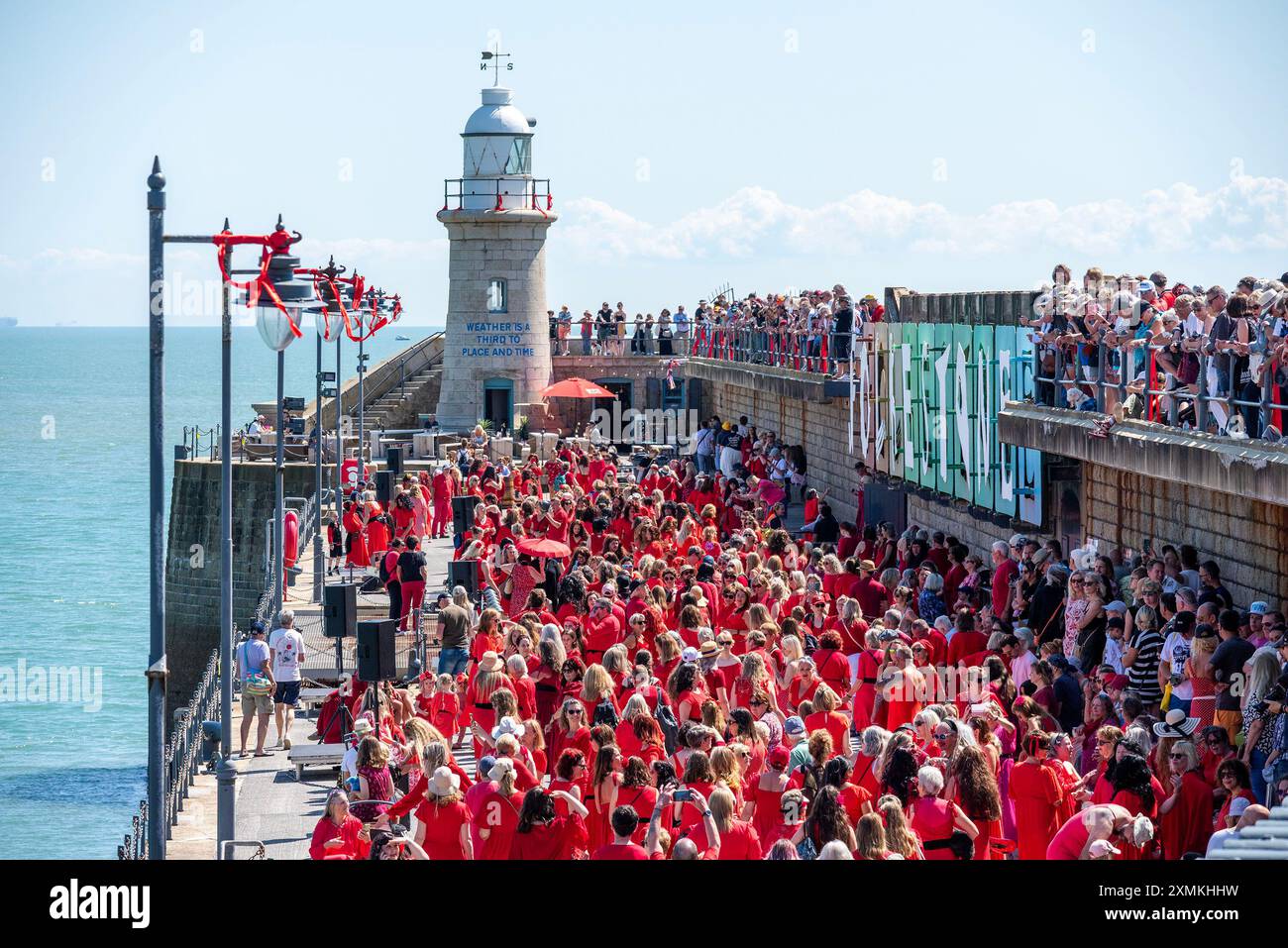 Folkestone, England, UK. 28th July, 2024. Kate Bush Day returned in the fourth time to ...