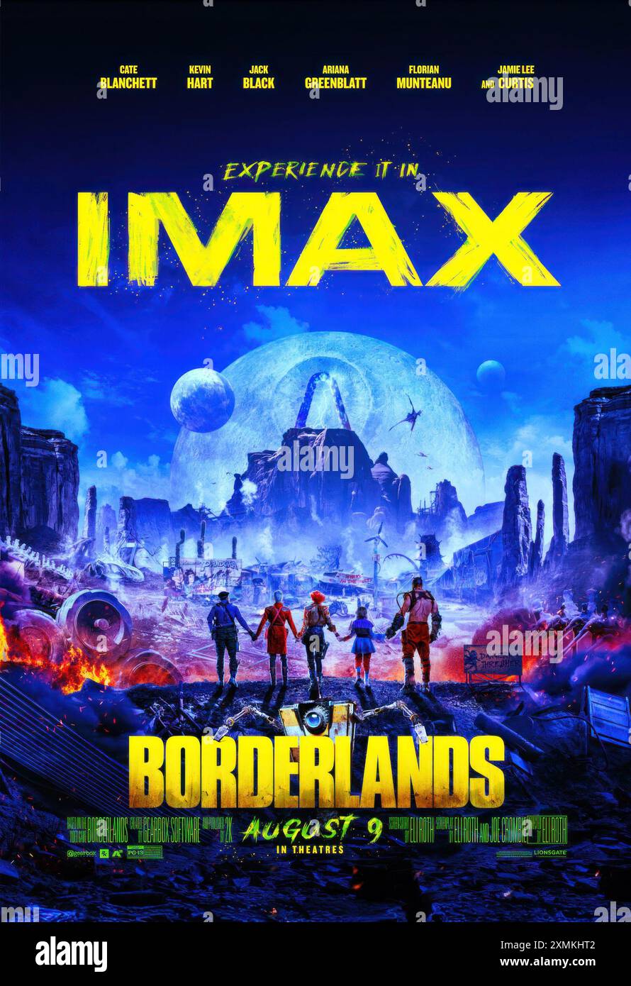 BORDERLANDS, US IMAX poster, Claptrap (front, above title, voice: Jack ...