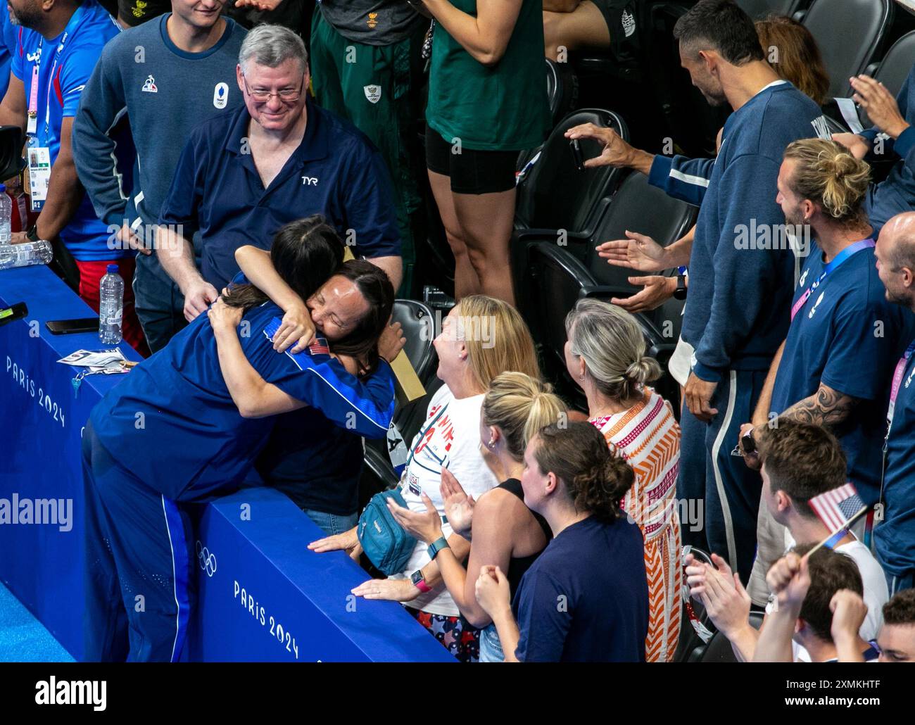 Paris, Ile de France, France. 28th July, 2024. Swimmer TORRI HUSKE (USA ...
