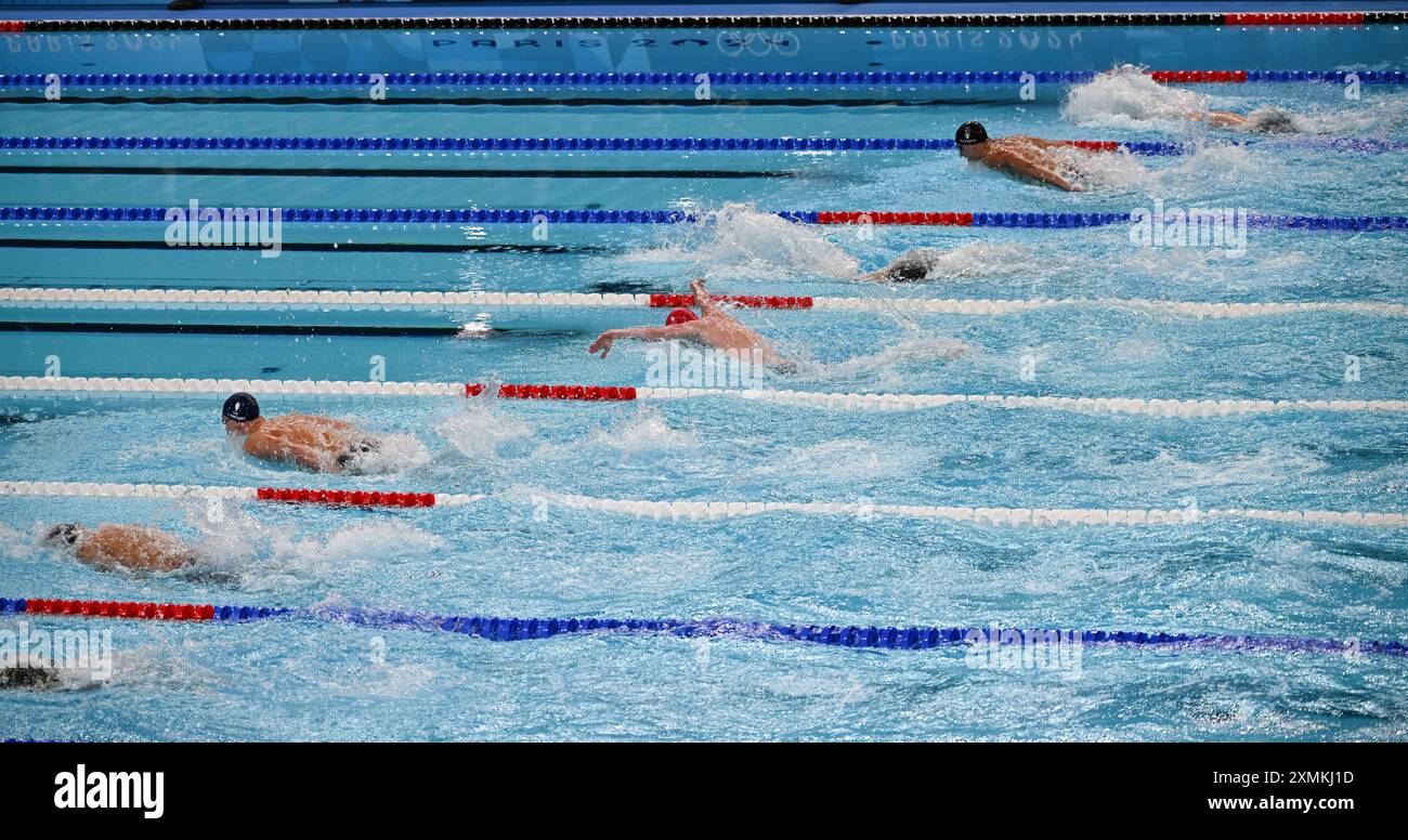 28th July 2024; Paris Olympic Games, Paris, France, Day 3; Swimming ...