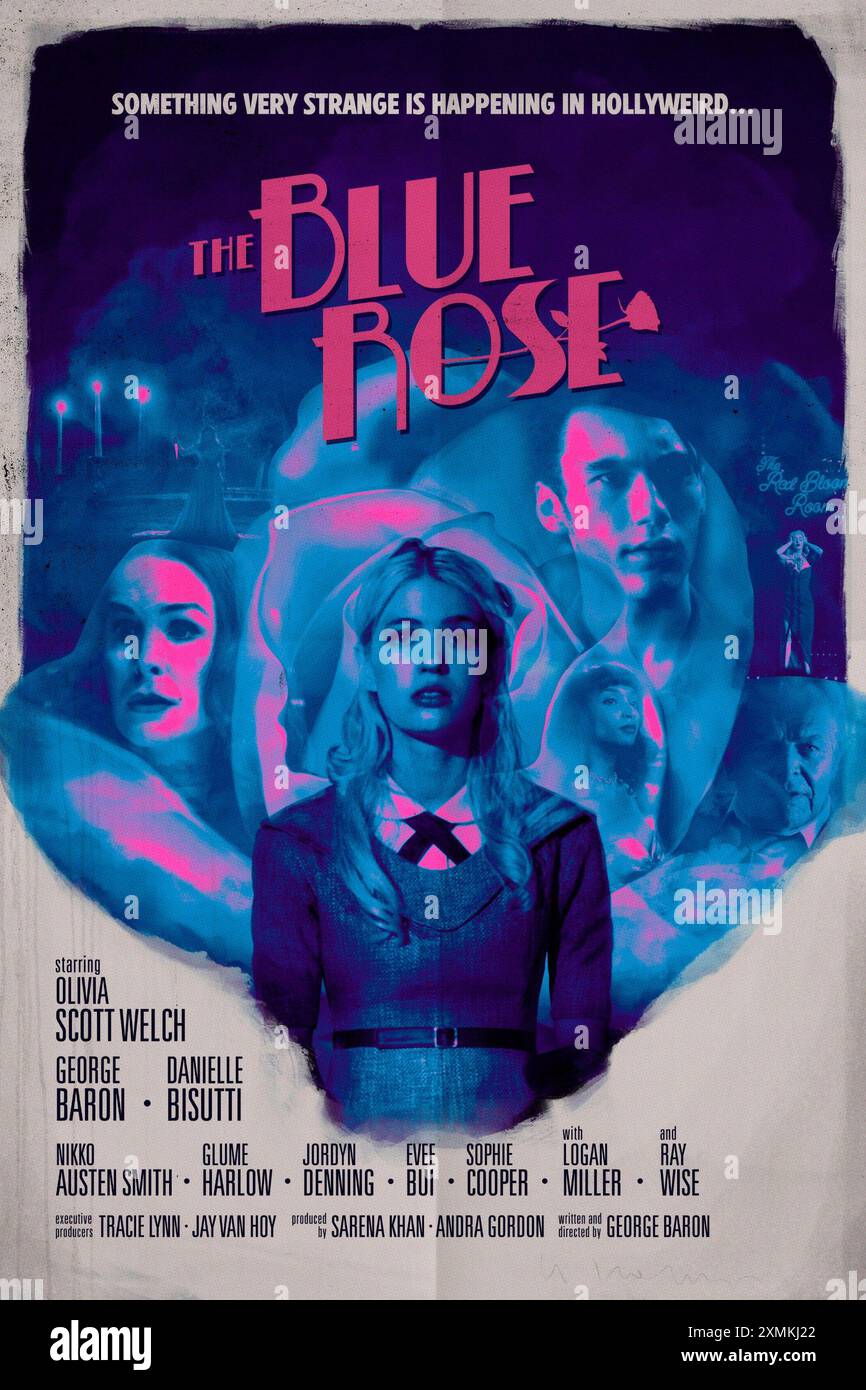 THE BLUE ROSE, poster, from left: Danielle Bisutti, Olivia Scott Welch ...