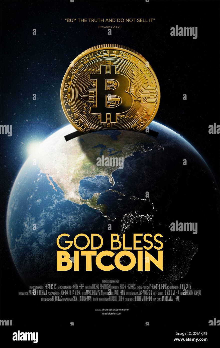 GOD BLESS BITCOIN, poster, 2024. © 360 Distribution / Courtesy Everett ...
