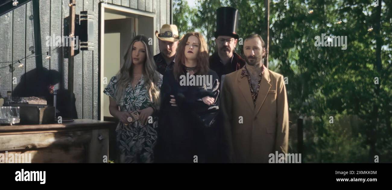 THE HYPERBOREAN, from left: Jessica Vano, Ry Barrett, Liv Collins ...