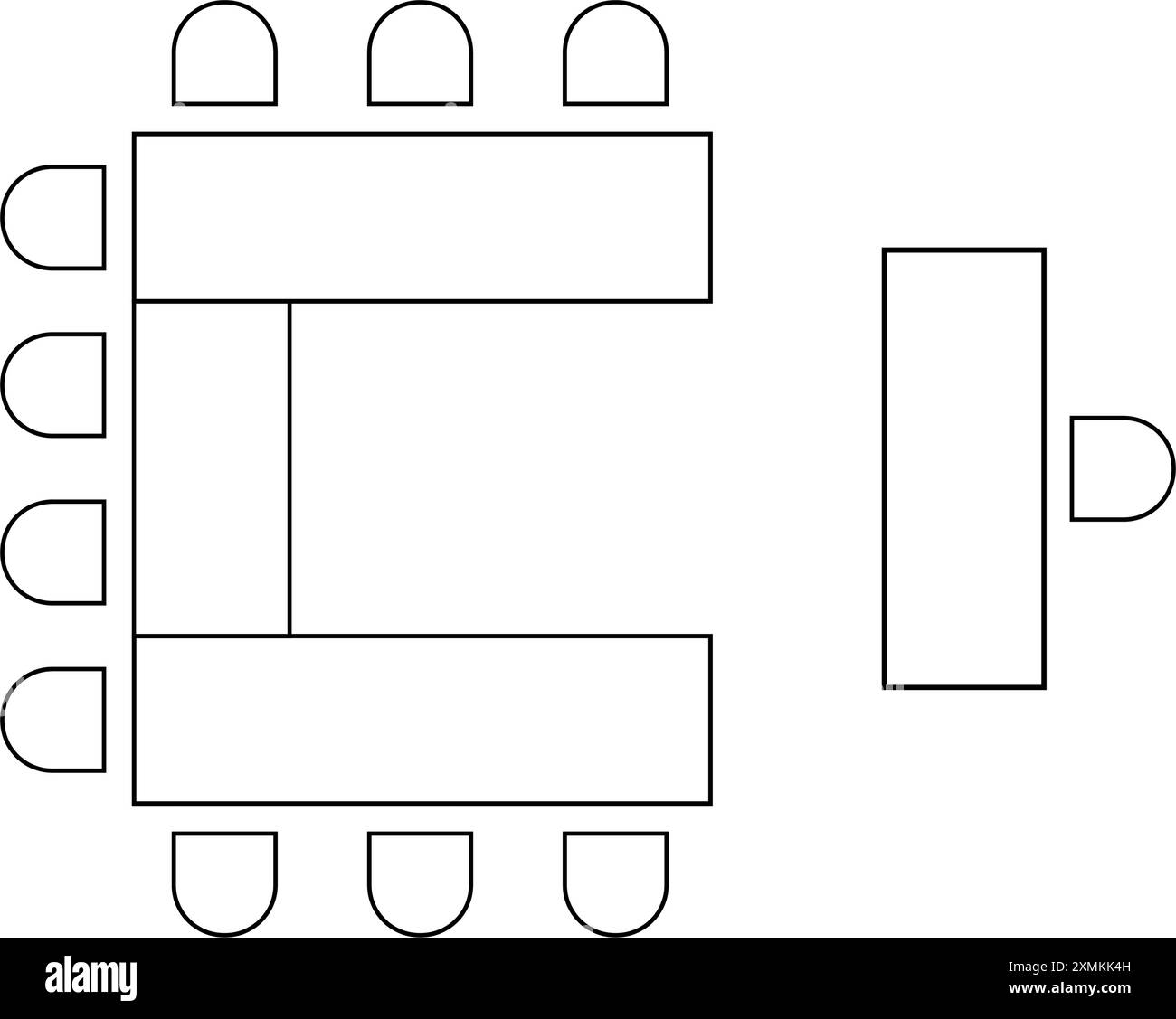 Seats arrangement on meeting, seminar, conference or other business ...