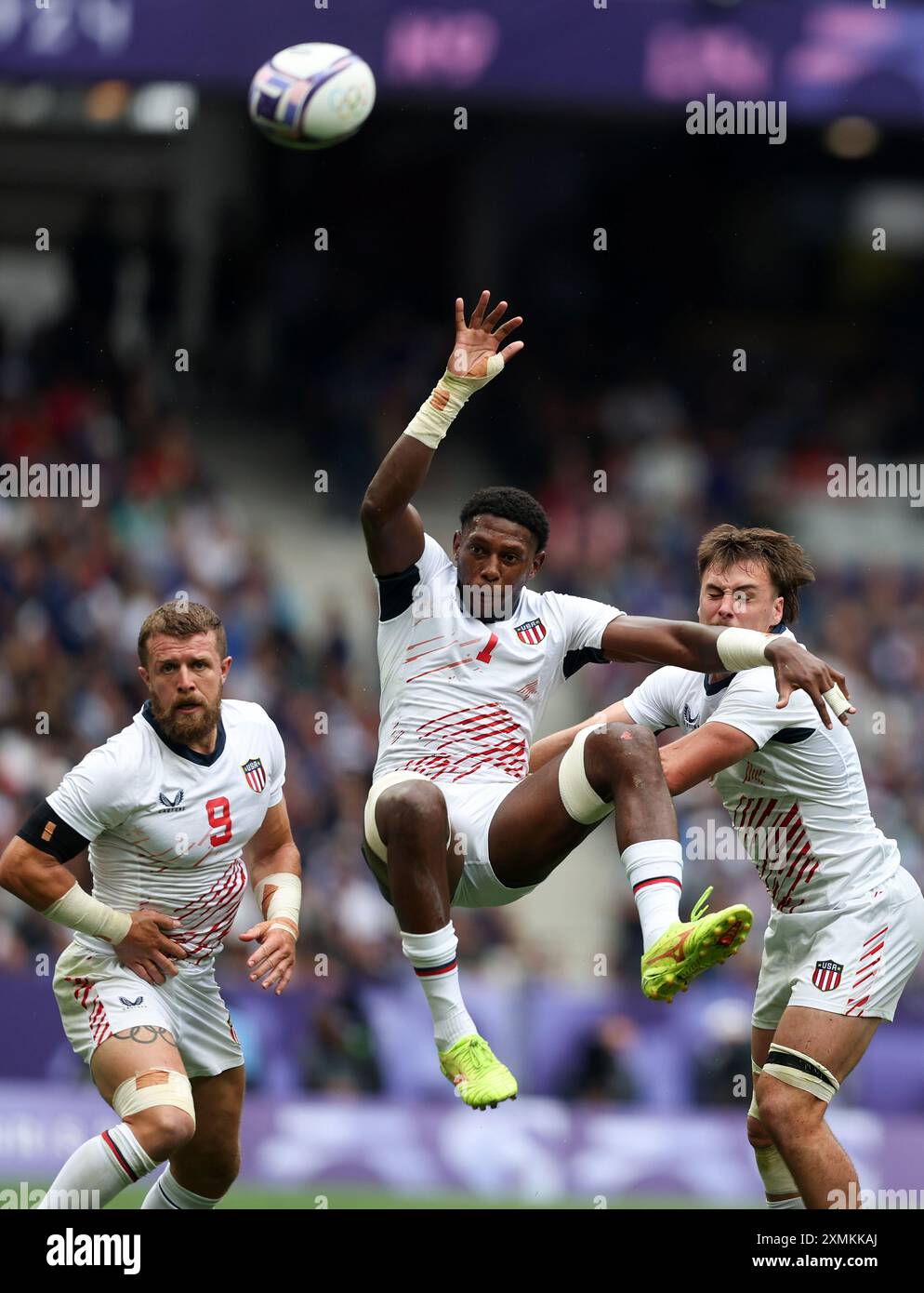 PARIS, FRANCE - JULY 27: Aaron Cummings of Team United States in action ...