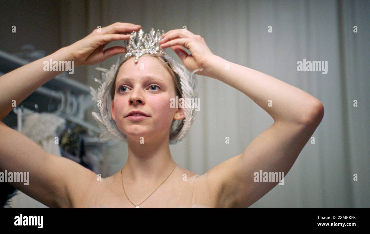 SWAN SONG, dancer Genevieve Penn Nabity during preparations for the ...