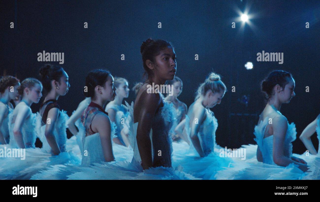 SWAN SONG, Tene Ward (tallest) and other members of the Corps de Ballet ...