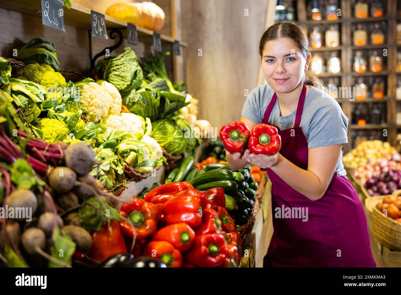 Young woman beetroot harvest hi-res stock photography and images - Alamy