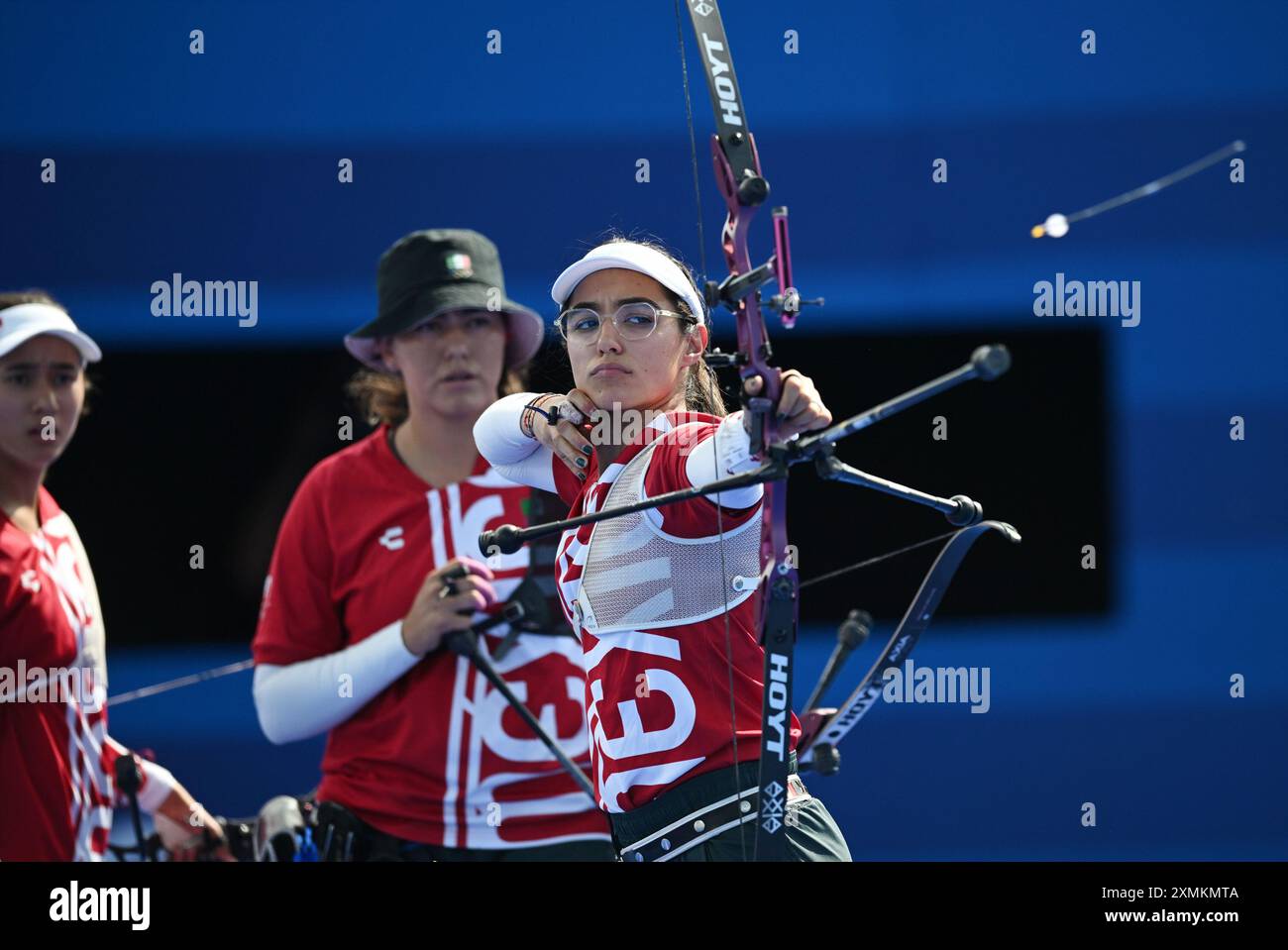 Paris, France. 28th July, 2024. Ana Vazquez of team Mexico competes ...
