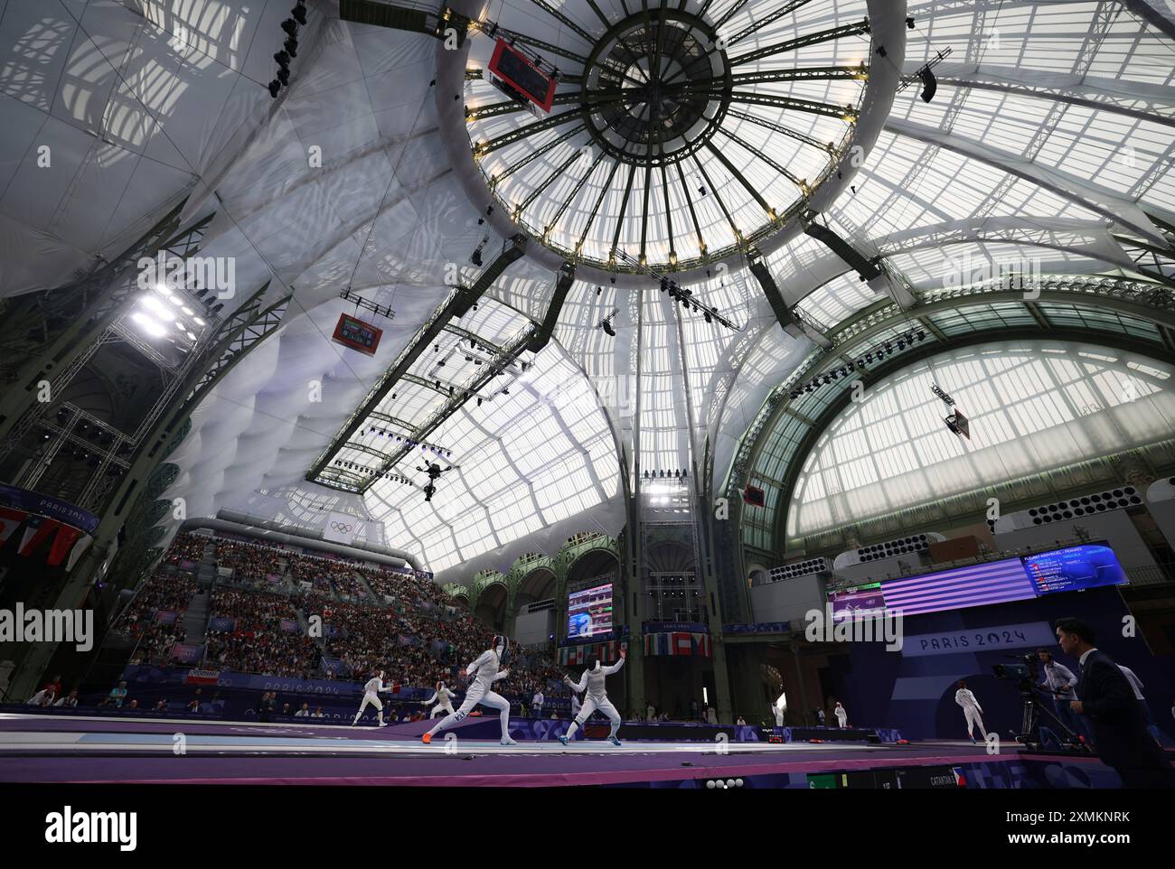 The Grand Palais, the fencing venue in the 2024 Paris Olympics, is ...