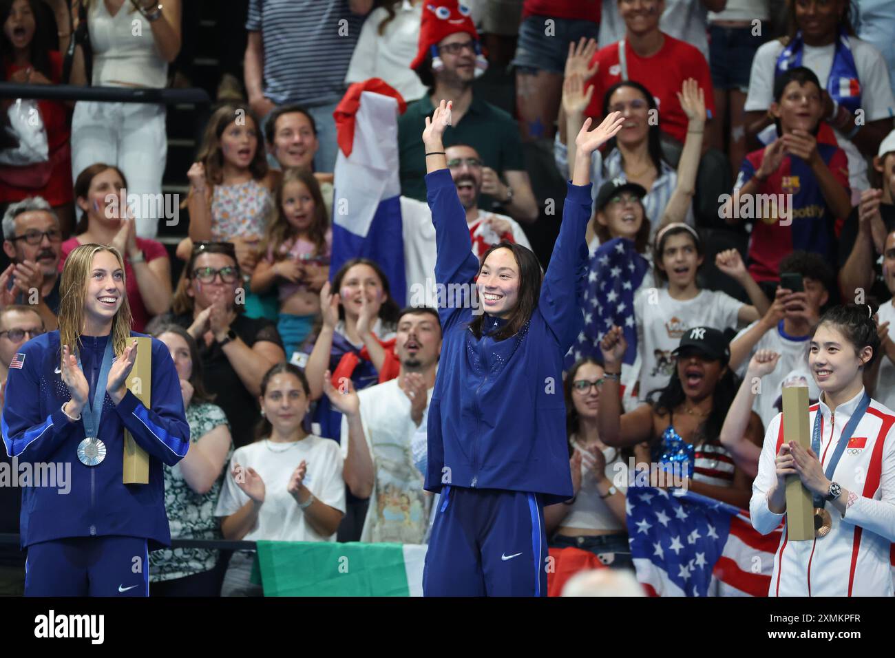 Paris, Ile de France, France. 28th July, 2024. Gretchen Walsh (USA) and ...