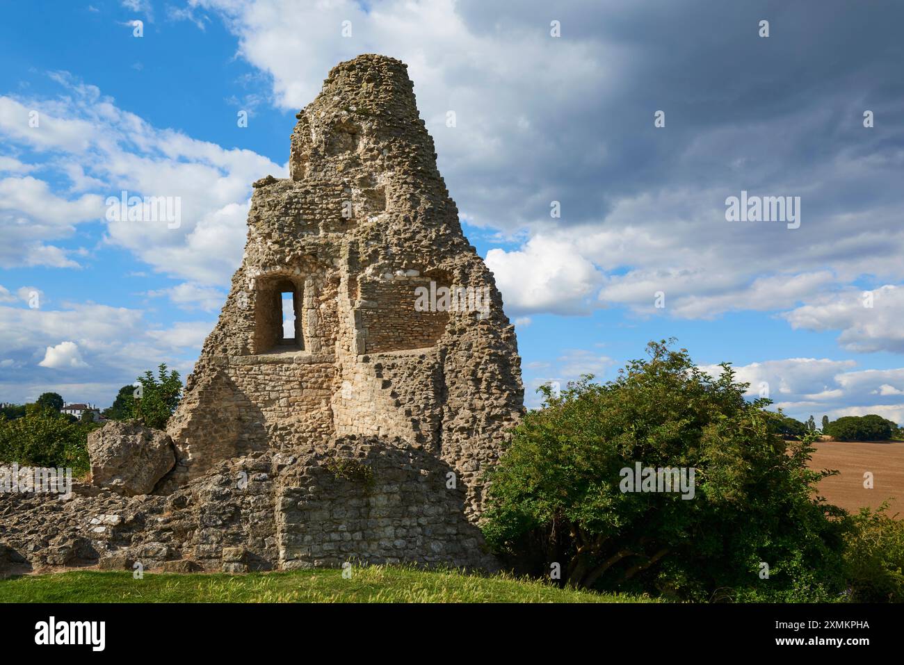 Part of the ruins of Hadleigh Castle, Essex, UK, in summertime Stock ...