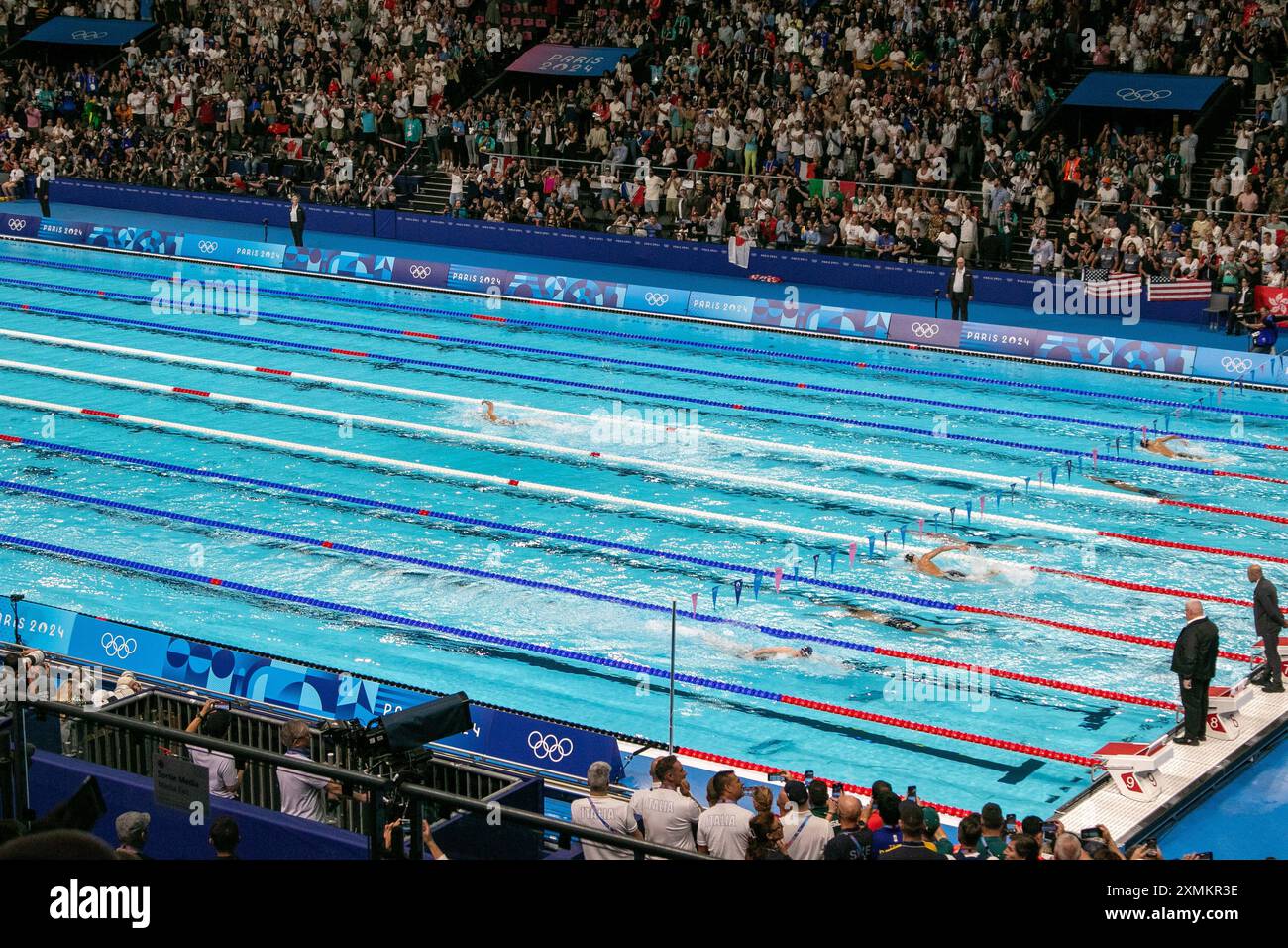 July 28, 2024, Paris, Ile de France, France: Swimmer LEON MARCHAND ...