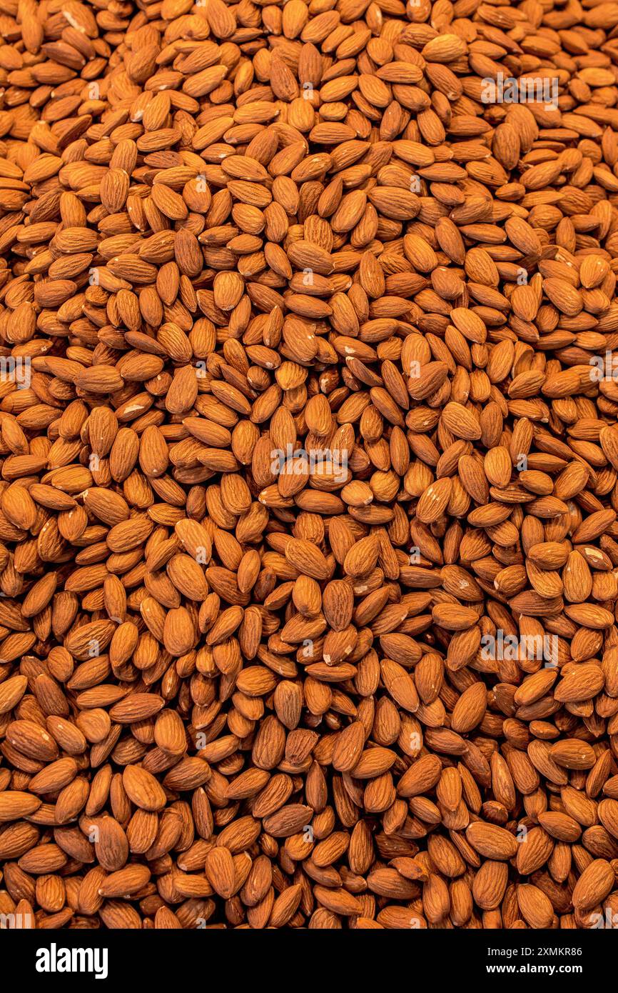 Dry almonds on sale in Istanbul, Turkey, on display Stock Photo - Alamy