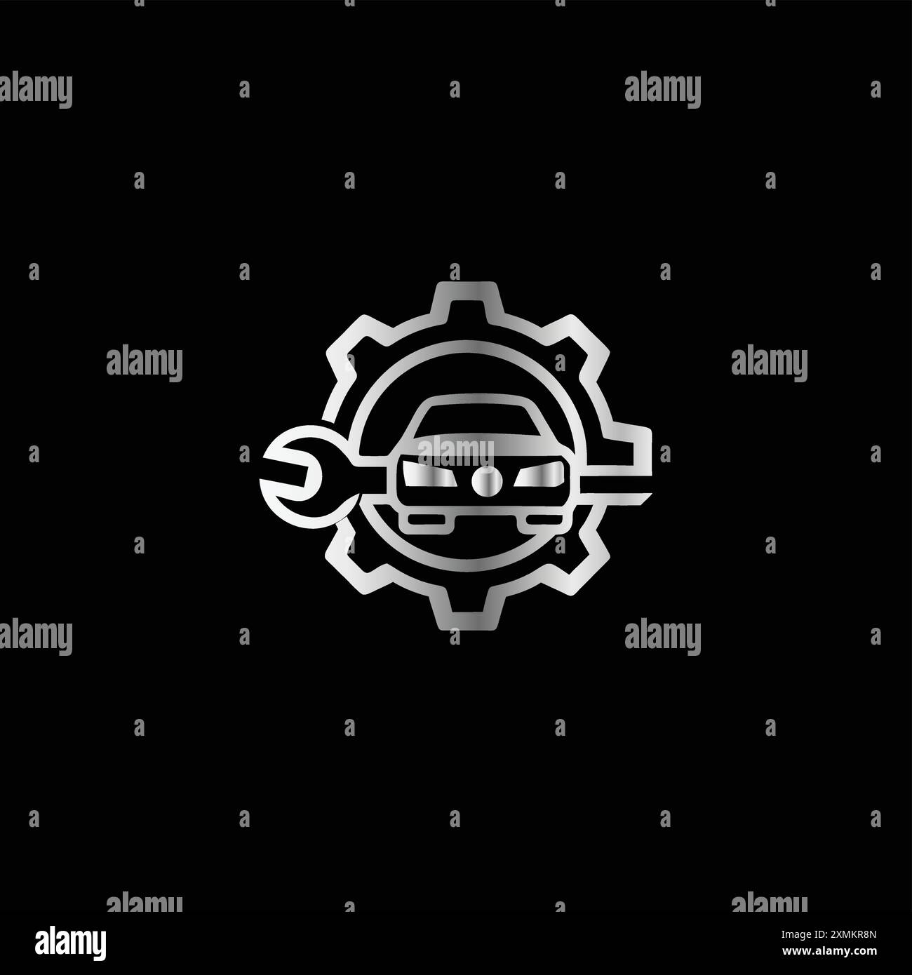 Piston and Cog Wheel Gear Icon Vector Logo Template Design Illustration ...