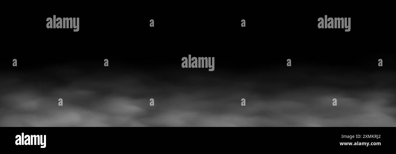 Smoke on the floor overlay effect. Realistic smog, haze, mist or ...